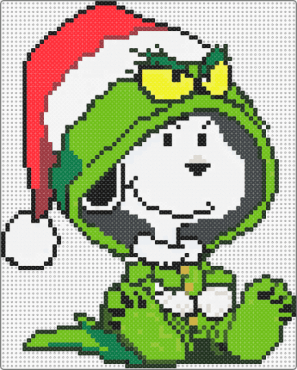 Grinch Stitch taking tree Fuse Bead Pattern - Kandi Pad | Kandi ...