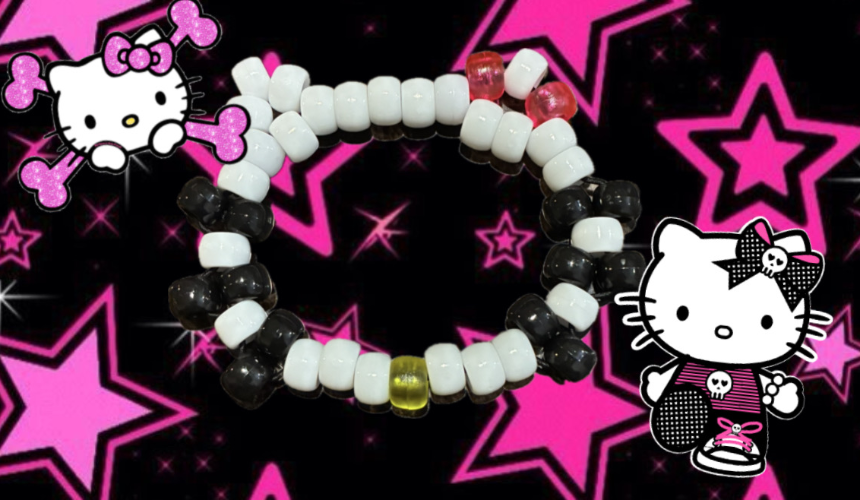 Hello Kitty Bracelet Tut !! X) - Kandi Pad | Kandi Patterns, Fuse Bead ...